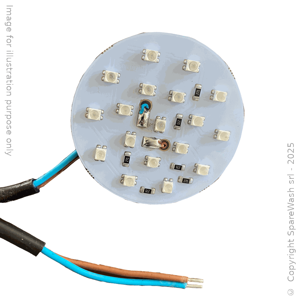 LED TRAFFIC LIGHT D50 GREEN 24VDC | Sparewash