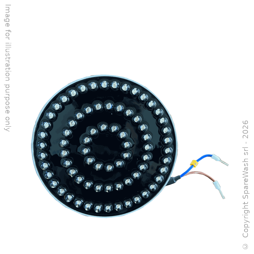 LED TRAFFIC LIGHT D110 BLUE 24VDC | Sparewash