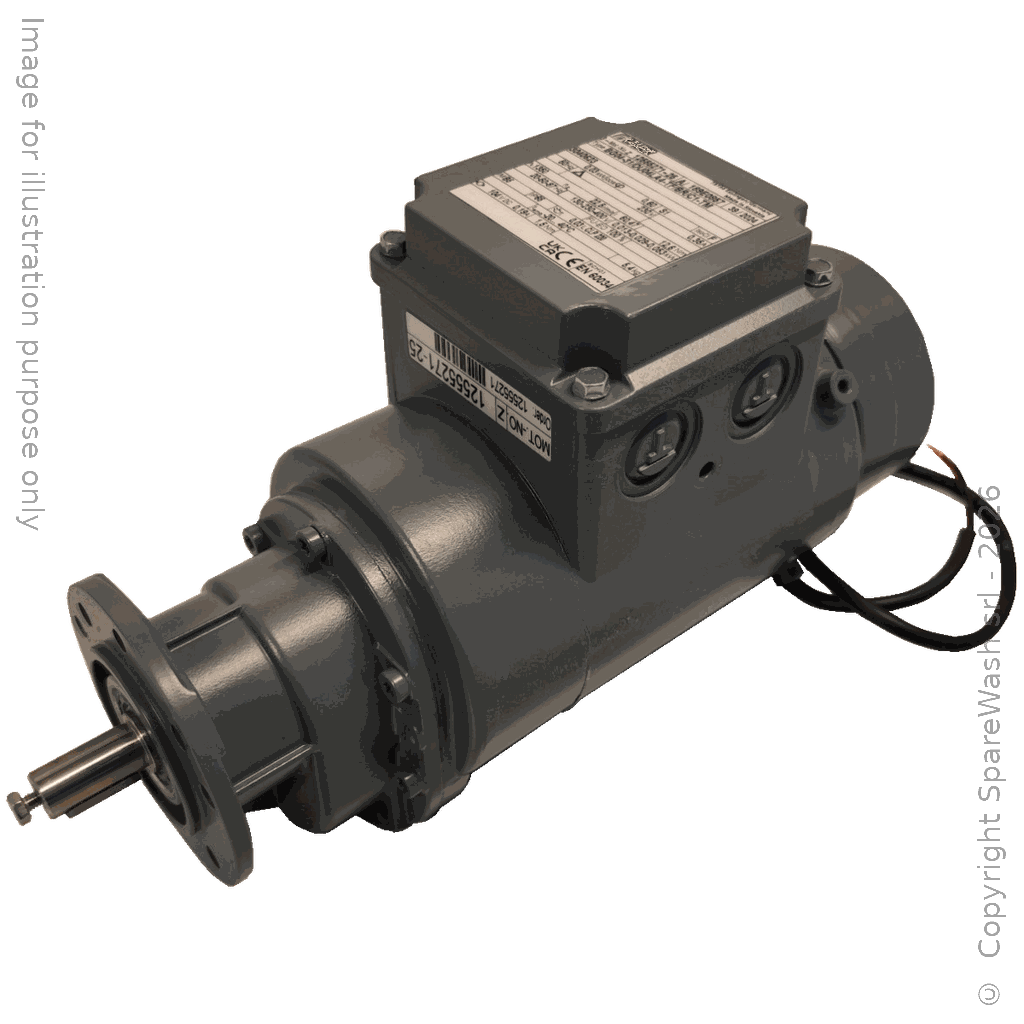 GEARMOTOR WITH BRAKE BAUER 0,03KW I:60 22,5RPM 230-400V 50HZ | Sparewash