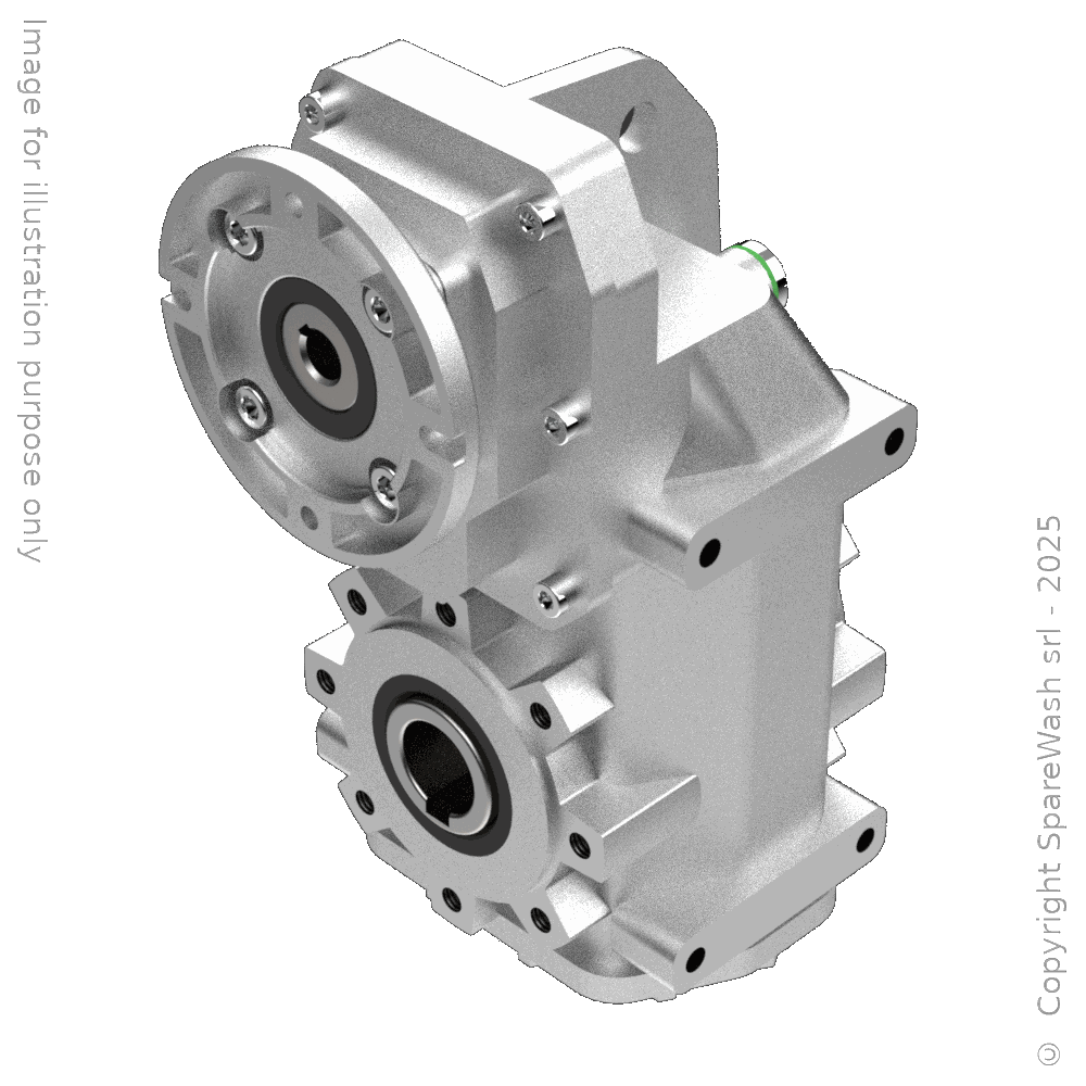 PARALLEL GEARBOX STM PLM 25 I:20,4 P63B14 HOLLOW SHAFT D24 | Sparewash