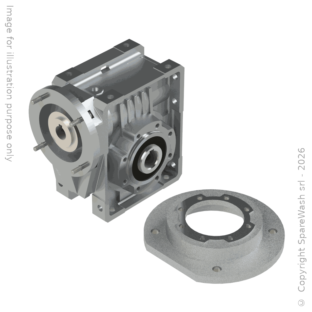 WORM GEARBOX BONFIGLIOLI W 63UFC I:12 P80B14 HOLLOW SHAFT D25 | Sparewash